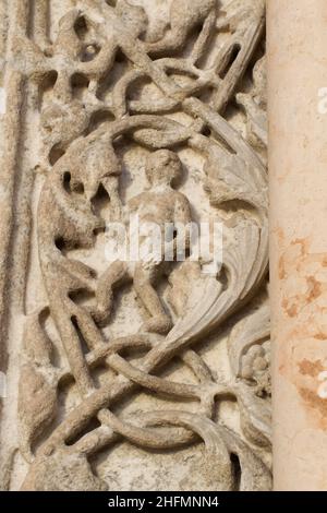 Medieval Bestiary - Cathedral of Saint Cyriacus the Martyr, a mix of ...