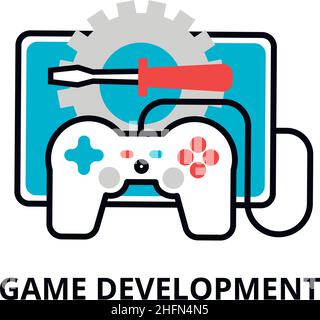 Console vector icon. Modern vector illustration concepts. Easy to edit ...