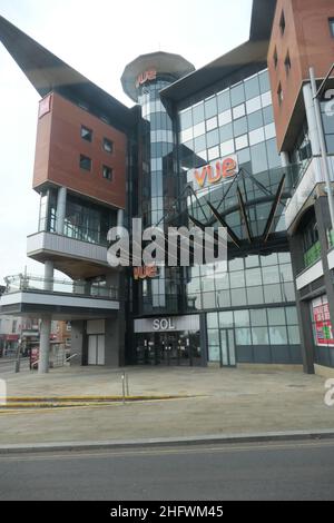 Sol Central, Northampton, UK; a cinema and hotel complex also featuring ...