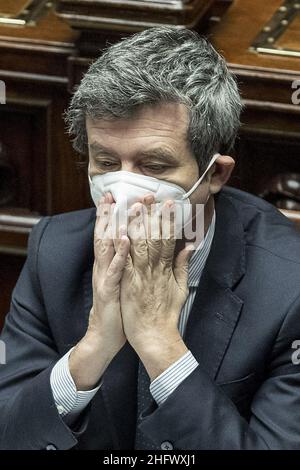 Roberto Monaldo / LaPresse 17-03-2021 Rome (Italy) Chamber of Deputies ...