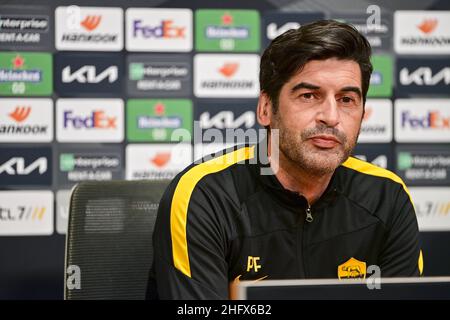 Fabio Rossi/AS Roma/LaPresse 07/04/2021 Amsterdam (NDL) Sport Soccer ...