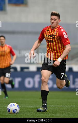 Adolfo Julian Gaich Benevento Roma, Italy, 18 April, 2021 at the Lazio ...