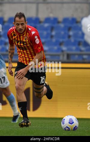 Riccardo Improta of Benevento Roma, Italy, 18 April, 2021 at the Lazio ...