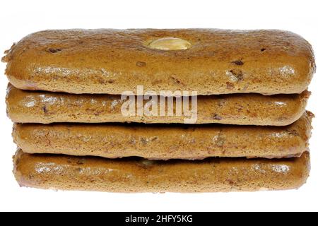 Aachener Printen isolated on white background. Aachener Printen are a ...