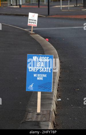 CHEP UK Fair Pay Strike January 2022 Stock Photo - Alamy
