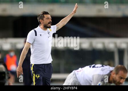 Paola Garbuio/LaPresse May 17 , 2021 Verona, Italy sport soccer Hellas ...