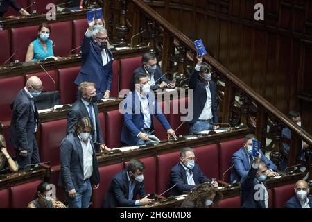 Roberto Monaldo / LaPresse 01-08-2021 Rome (Italy) Chamber of Deputies ...