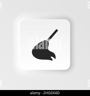 vacuum cleaner Icon neumorphic style neumorphic style vector icon ...