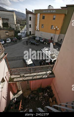 The building where where Giuseppe Setola was arrested in connection ...