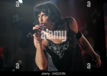 Singer of Negrita Paolo Bruni at the Coca-Cola Live@MTV The Summer Song ...