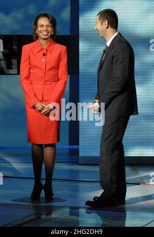 Condoleezza Rice makes a guest appearance on the italian talk show "Che ...