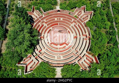 ZHANGJIAKOU, CHINA - MAY 23, 2021 - An aerial photo taken on May 23 ...