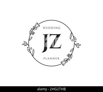 JZ feminine logo. Usable for Nature, Salon, Spa, Cosmetic and Beauty ...