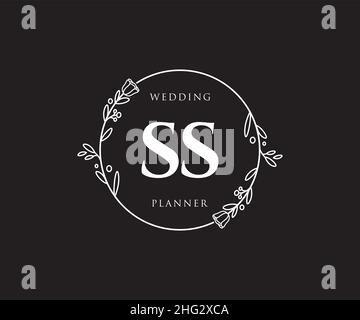 SS feminine logo. Usable for Nature, Salon, Spa, Cosmetic and Beauty ...