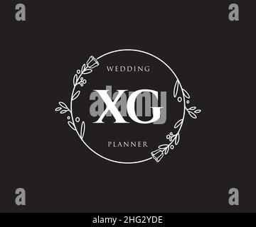 XG Feminine logo beauty monogram and elegant logo design, handwriting ...