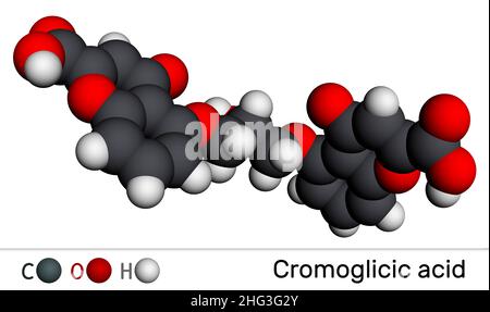 Cromoglicic acid (cromolyn, cromoglycate) asthma and allergy drug ...