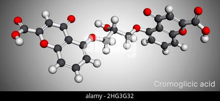 Cromoglicic acid (cromolyn, cromoglycate) asthma and allergy drug ...