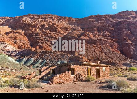 Lees Ferry Fort, 1874, trading post, Lees Ferry, Glen Canyon National ...