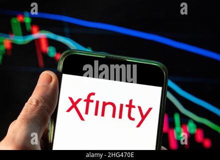 Xfinity-Logo, Internet, Logo Stock Photo - Alamy
