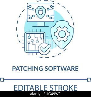 Patching software concept icon Stock Vector Image & Art - Alamy