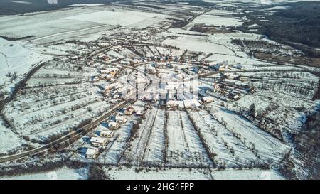 Charlottenburg, Romania - Round village Banat region western ...