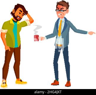 cartoon exasperated man Stock Vector Image & Art - Alamy