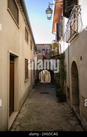 Taurasi, Avellino, Italy: view of the historic center Stock Photo - Alamy