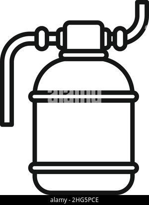 Swimming pool pump icon. Outline swimming pool pump vector icon for web ...