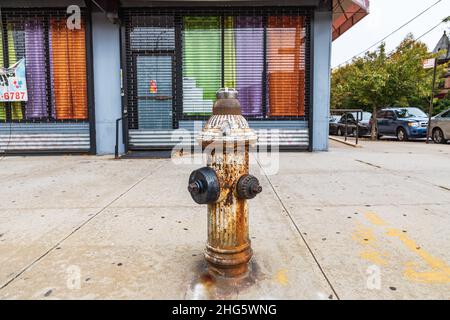 NYC Bronx fire hydrant Stock Photo - Alamy