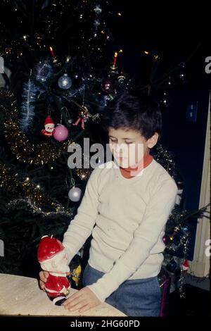 Archives 70ies: Young Christophe Merieux celebrates Christmas after his ...
