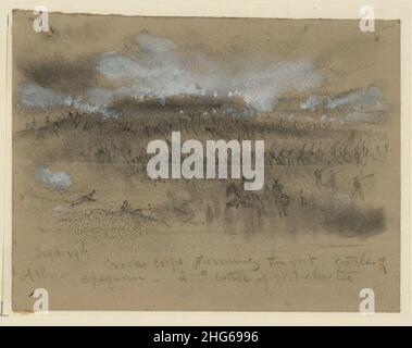 Sept. 19th. Crooks Corps storming to the fort. Battle of Opequon- 2nd ...