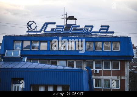 Bus company Lasta headquarters in Belgrade, Serbia Stock Photo - Alamy