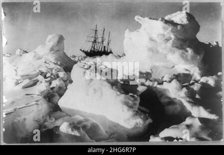Shackleton's expedition to the Antarctic a titanic upheaval Stock Photo ...