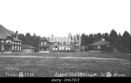 Buildings of the Sheldon Jackson School, Sitka, Alaska, circa 1914 ...