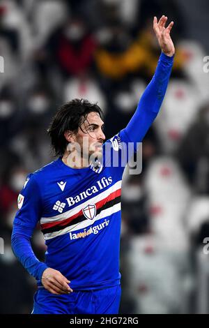 Ernesto Torregrossa player of Sampdoria, during the match of the ...
