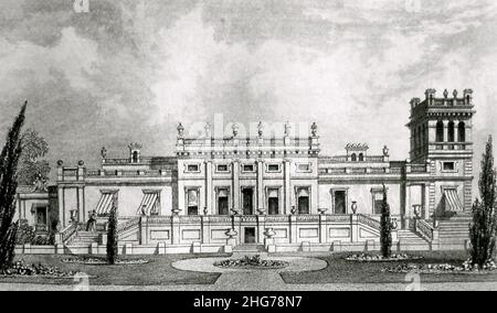 Shrubland Hall view Stock Photo - Alamy