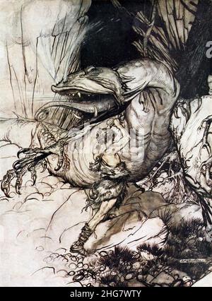 Siegfried and the Twilight of the Gods p 056 Stock Photo - Alamy