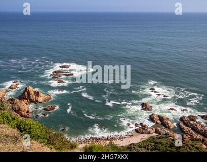 View from the Kranshoek lookout point at Harkerville Stock Photo - Alamy