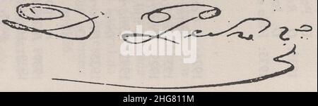 Signature pedro II 1848 Stock Photo - Alamy