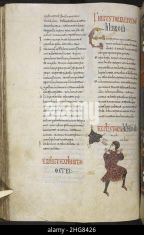 Silos Apocalypse - BL Add MS 11695 f. 124 - Palm tree Stock Photo - Alamy