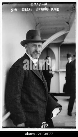 Sir Cecil Spring-Rice Stock Photo - Alamy