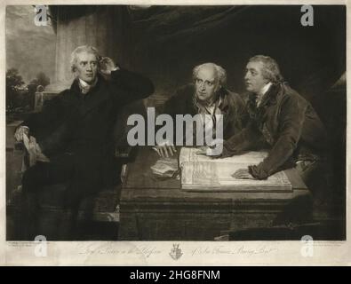 Sir Francis Baring, 1st Bt, John Baring; Charles Wall by Sir Thomas ...