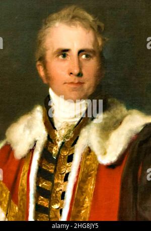 Sir Thomas Lawrence - Lord Amherst Stock Photo - Alamy