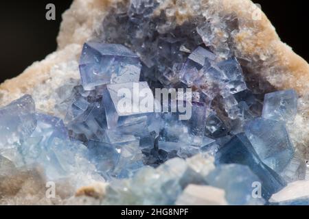 celestite,mineral specimen stone rock geology gem crystal Stock Photo ...