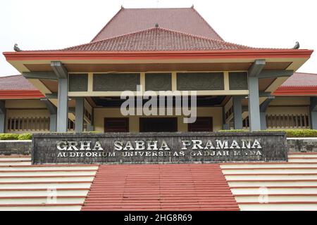 Yogyakarta - October, 2021 : Gadjah Mada University (Universitas Gadjah ...