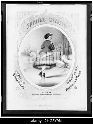 Skating beauty. Mazurka by R. Frank Cardella. Song and chorus by Hans ...