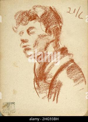 Sketchbook 27, Self-Portrait by Theo van Doesburg Stock Photo - Alamy