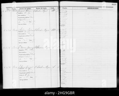 Slave Schedules for District 5, Ponce Stock Photo - Alamy