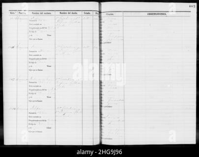 Slave Schedules for District 6, Guayama Stock Photo - Alamy