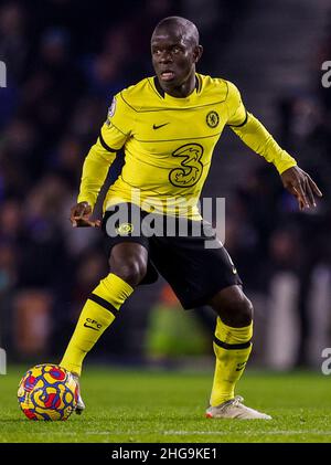 Chelsea's N'Golo Kante in action during English Premier League between ...